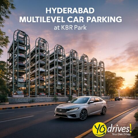 First Hyderabad Multilevel Car Parking Now At KBR Park - Car Tempo Bus ...